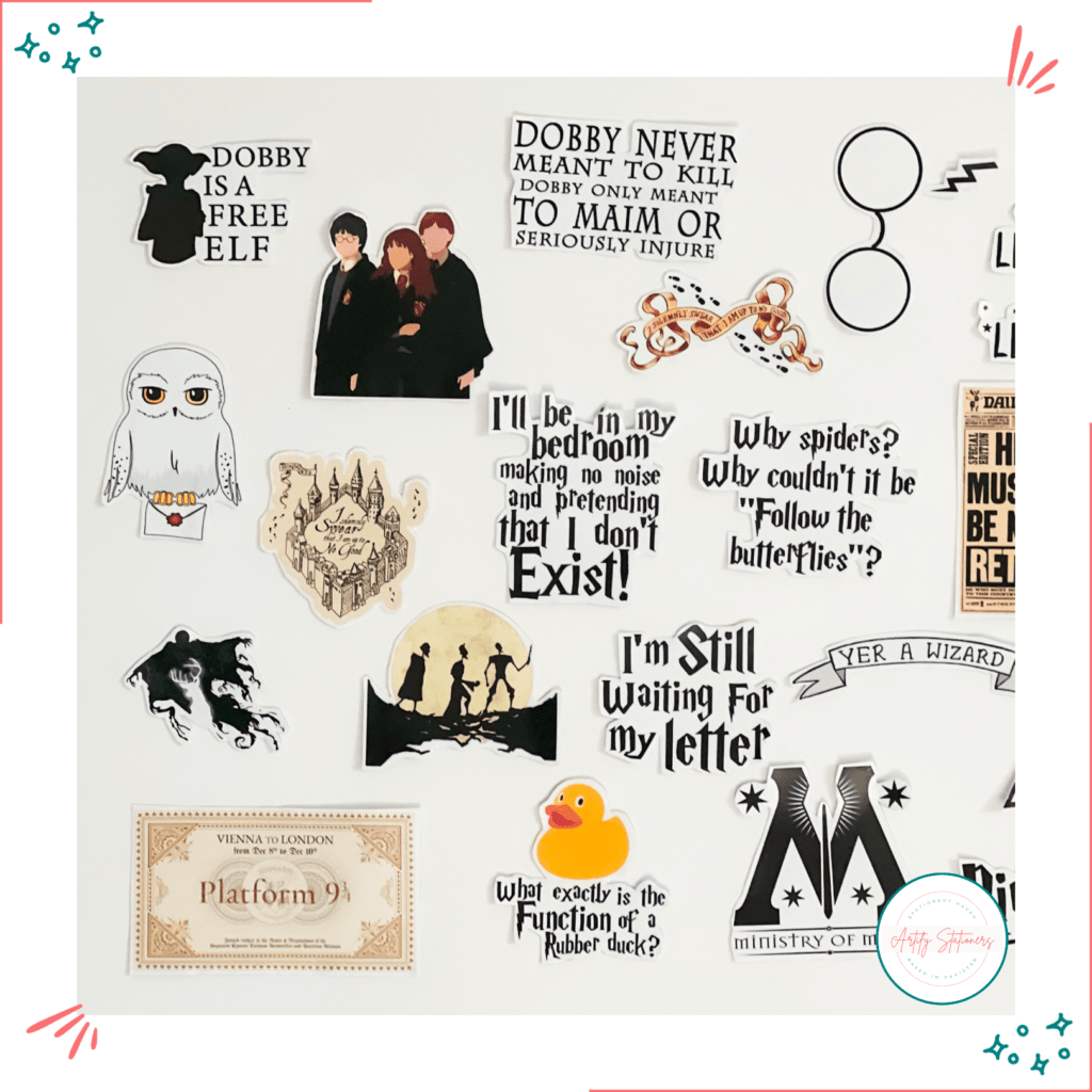 Harry Potter Stickers - artifystationers.com